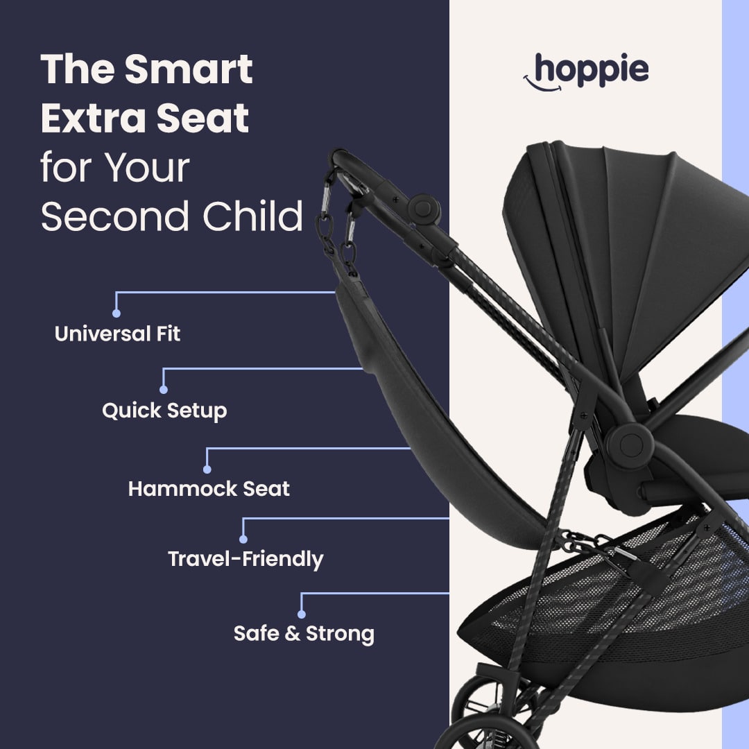 Hoppie – The Smart Extra Seat for Toddlers & Strollers
